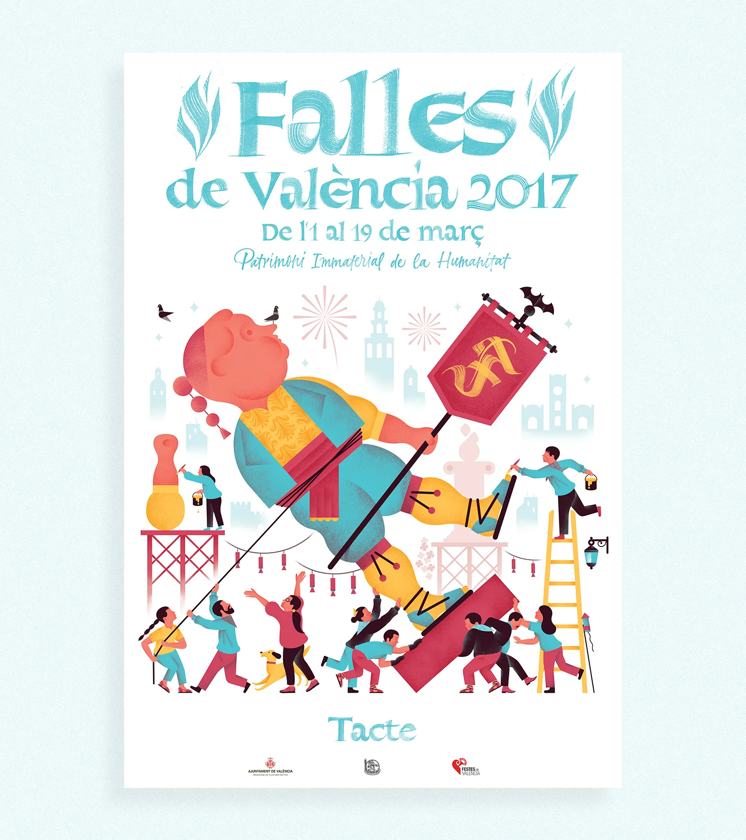 Falles de València 2017 — Joan Quirós - Lettering