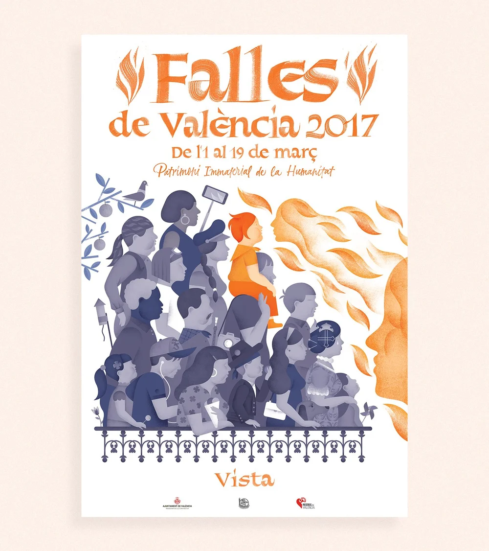 Falles de València 2017 — Joan Quirós - Lettering