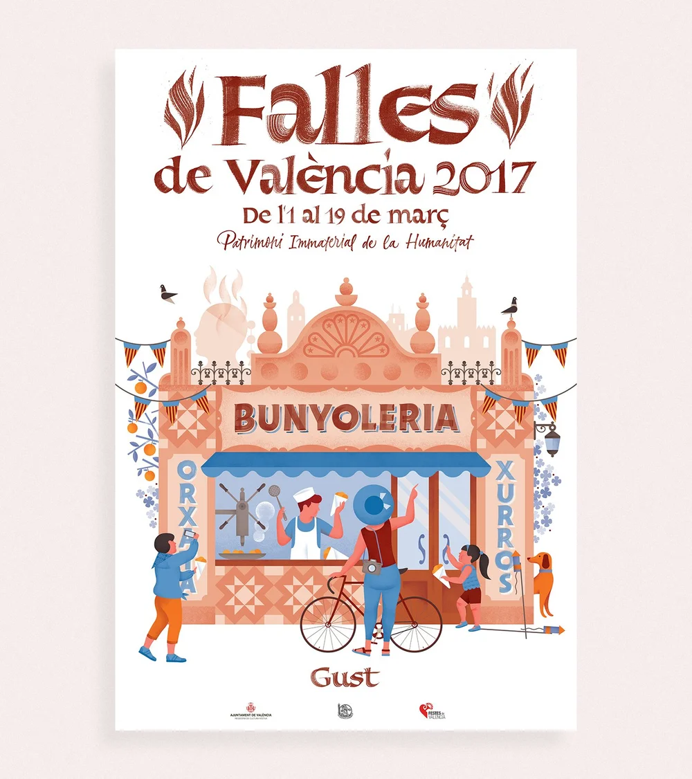 Falles de València 2017 — Joan Quirós - Lettering