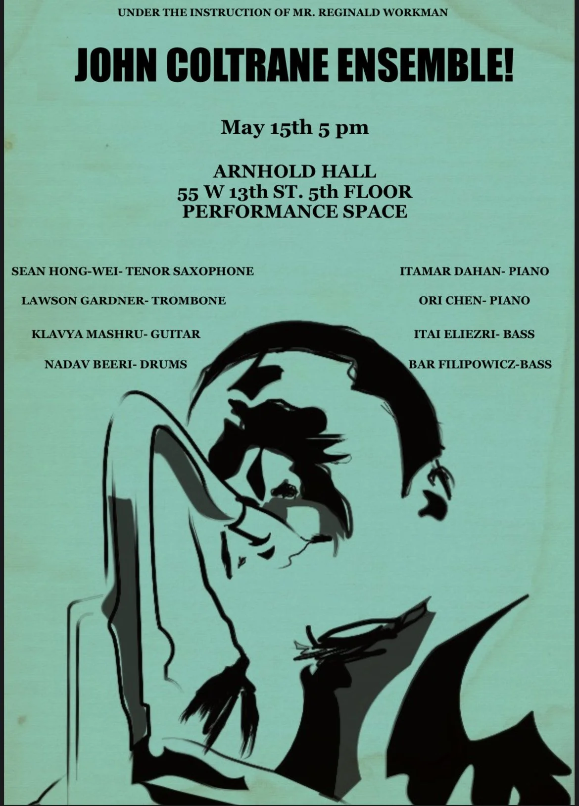 Performance Dates — Reggie Workman