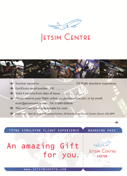 Flight Simulator Experience, Exeter, Devon, South West