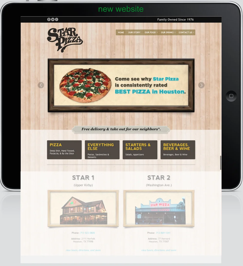 Client Highlight: Star Pizza — Gibsooon