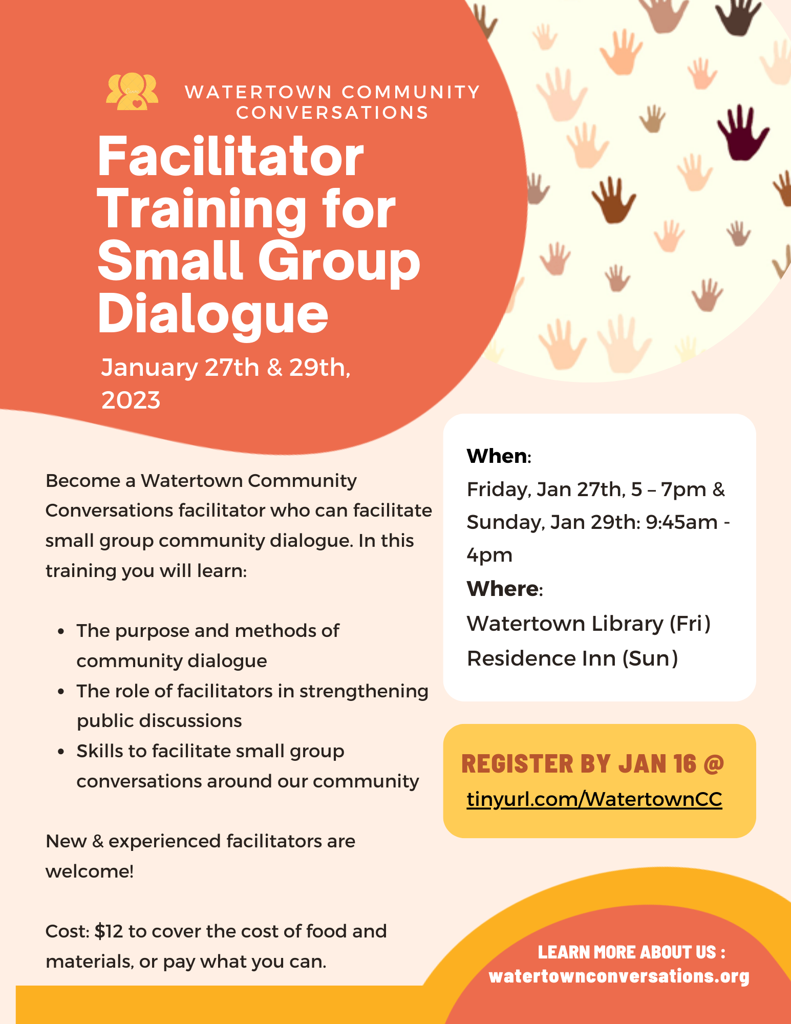 WCC Programs — Watertown Community Conversations