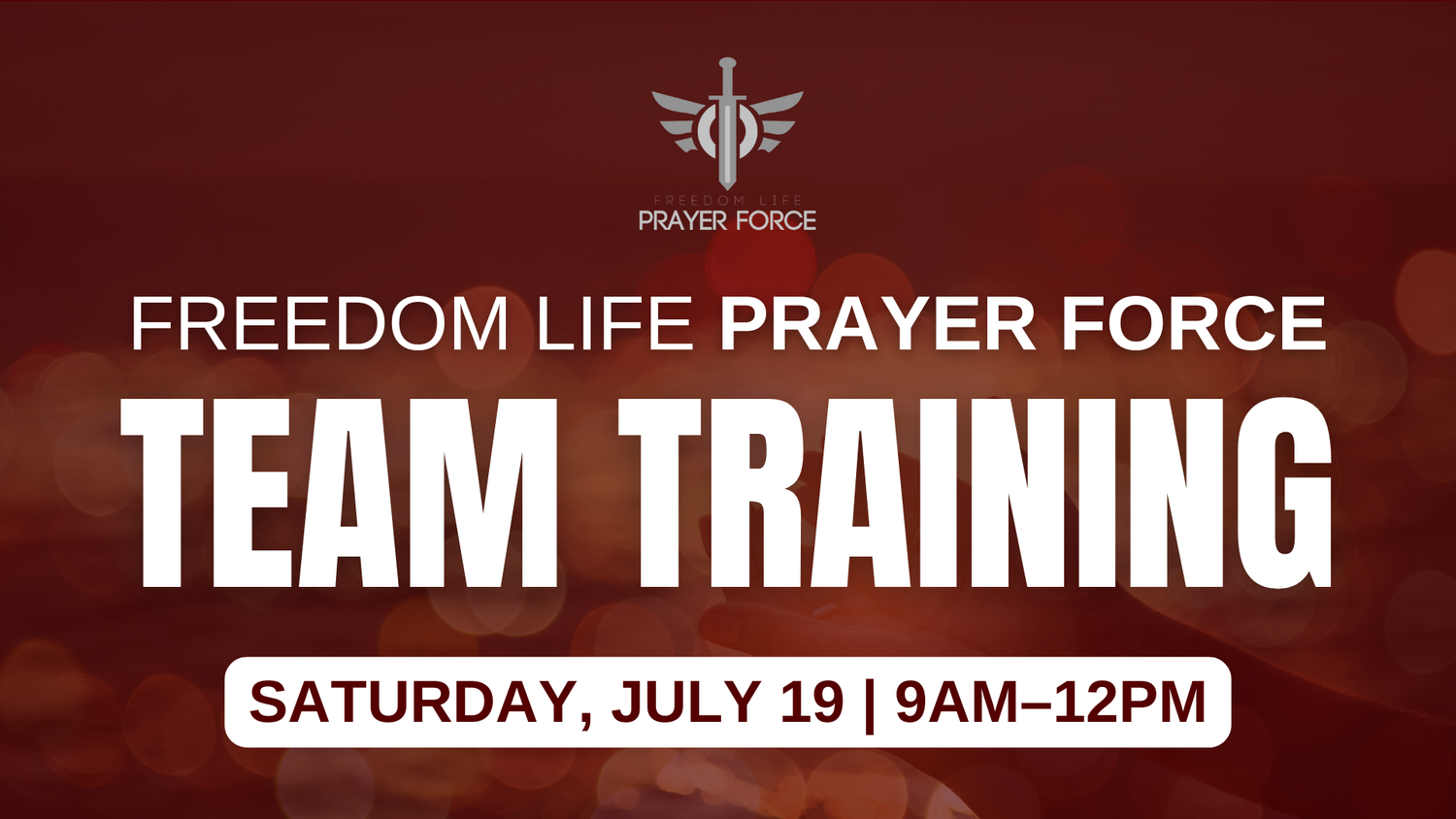Prayer Team Training — Freedom Life Church