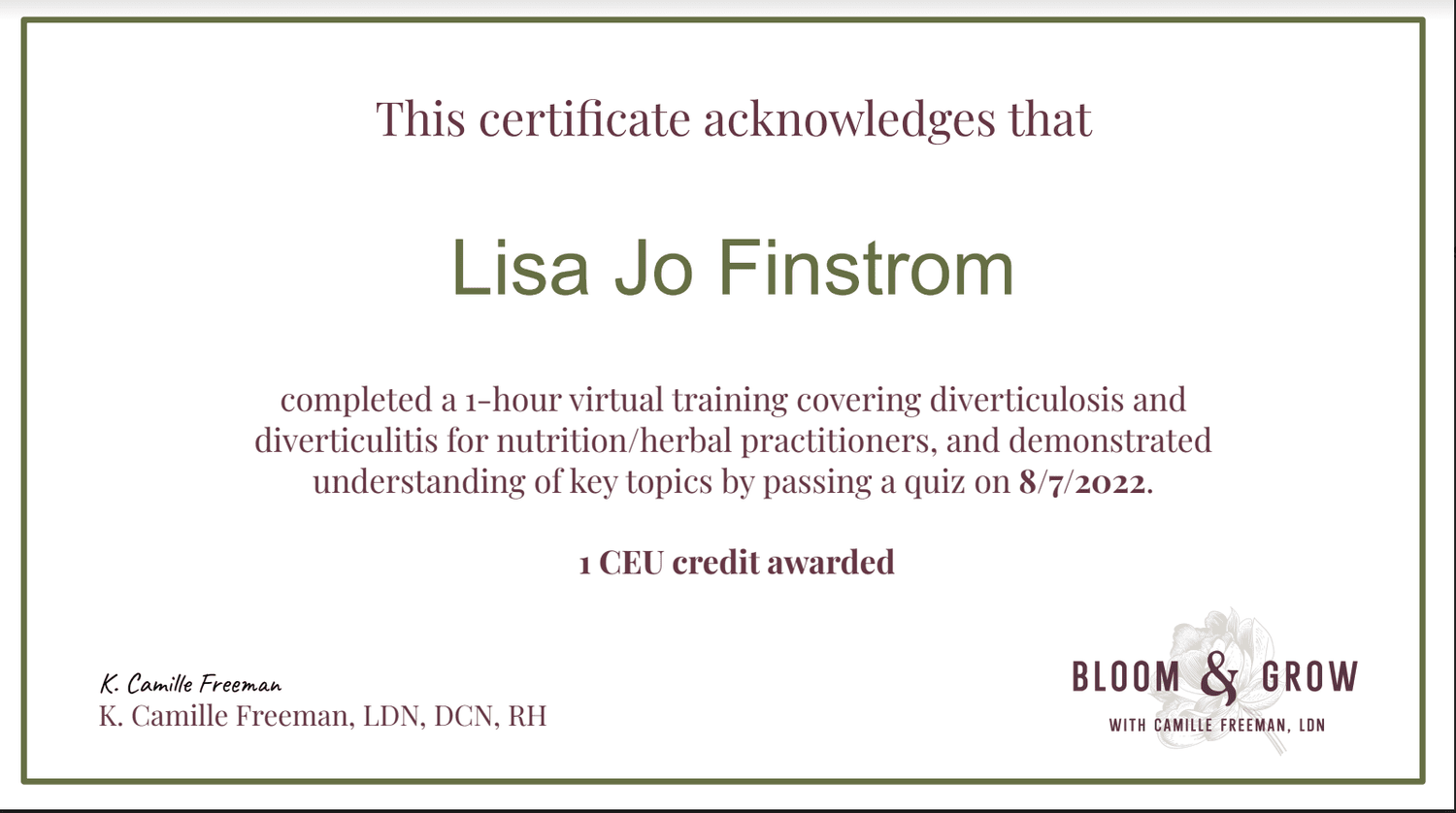 About — Common Sense Nutrition