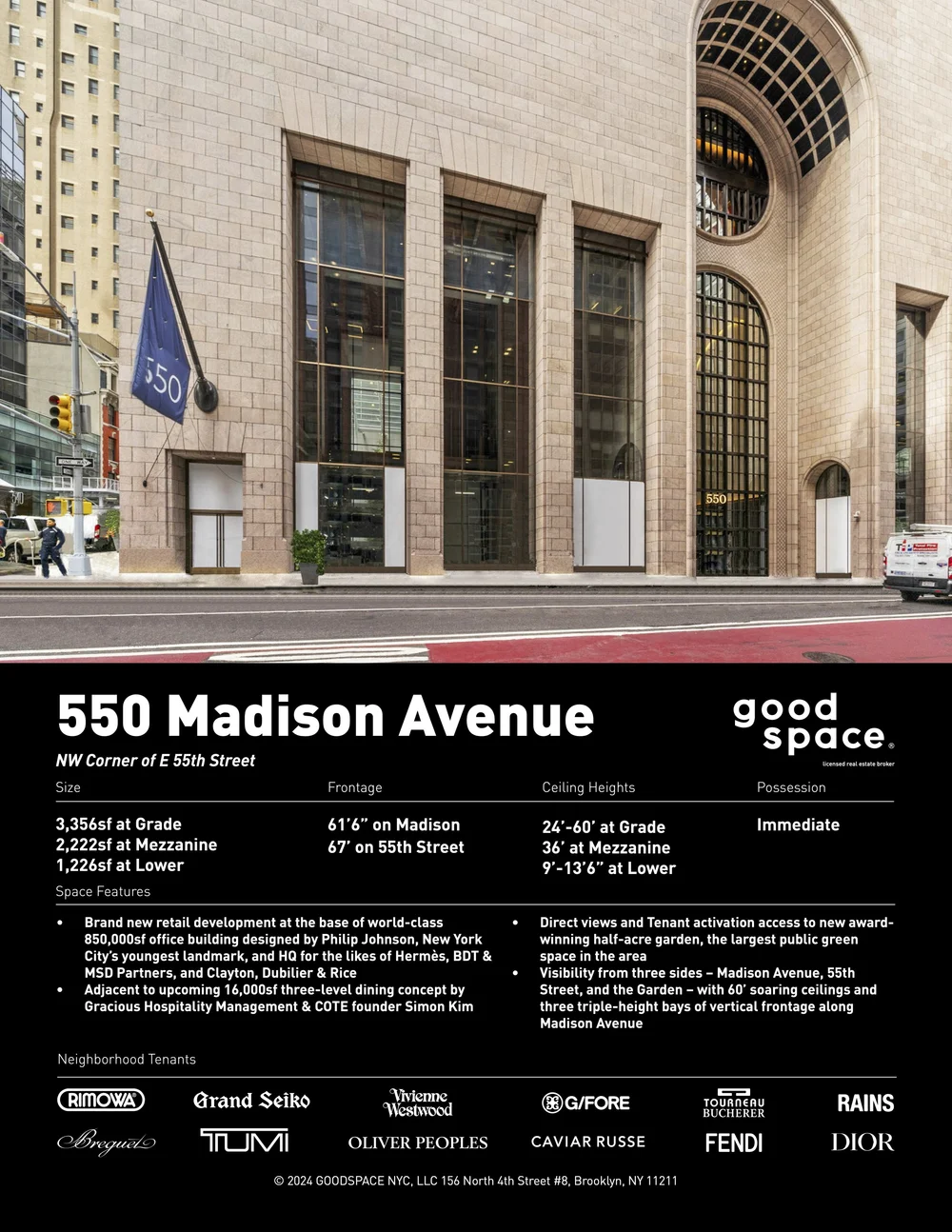 550 Madison Avenue — GoodSpace
