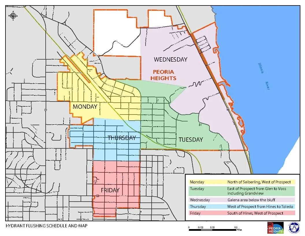 Spring Hydrant Flushing — VILLAGE of PEORIA HEIGHTS