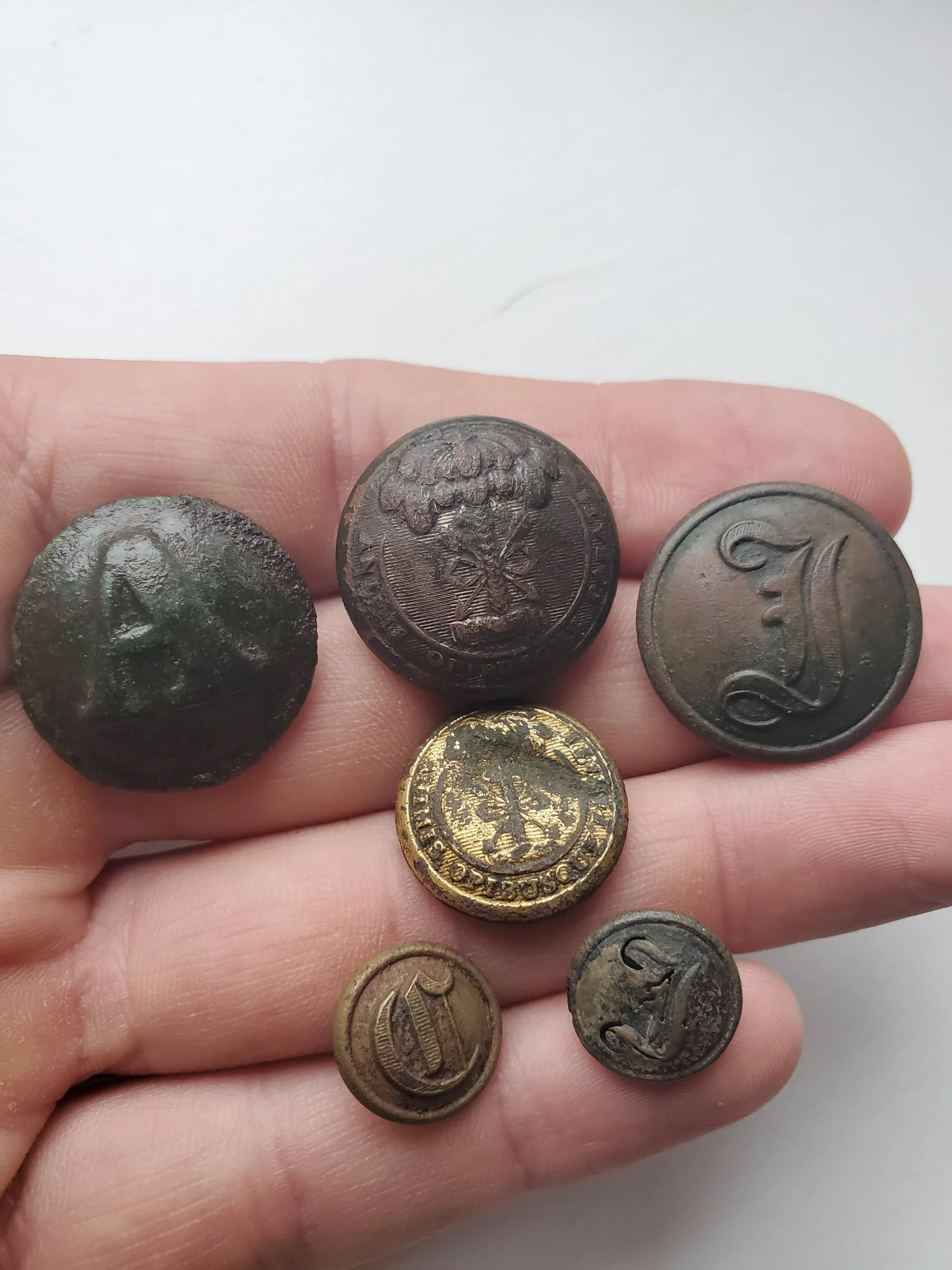 How to Clean and Preserve Dug Button types — Patriot Relics