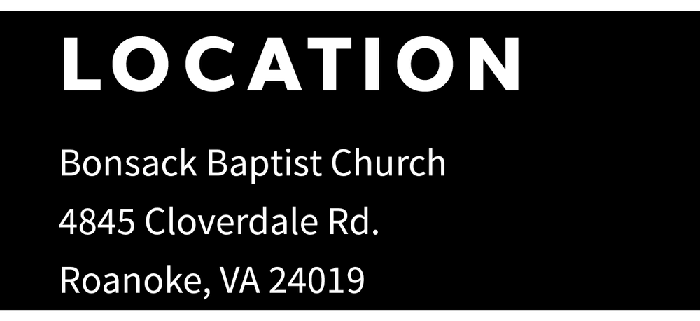 Bulletin — Bonsack Baptist