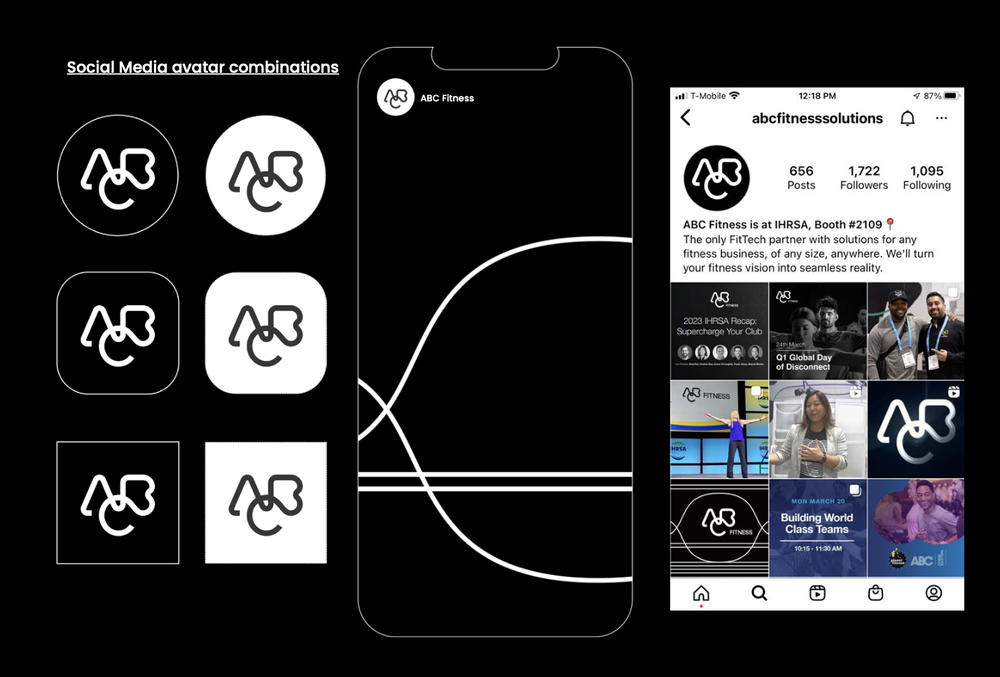 ABC Fitness Rebrand — michael kubat design