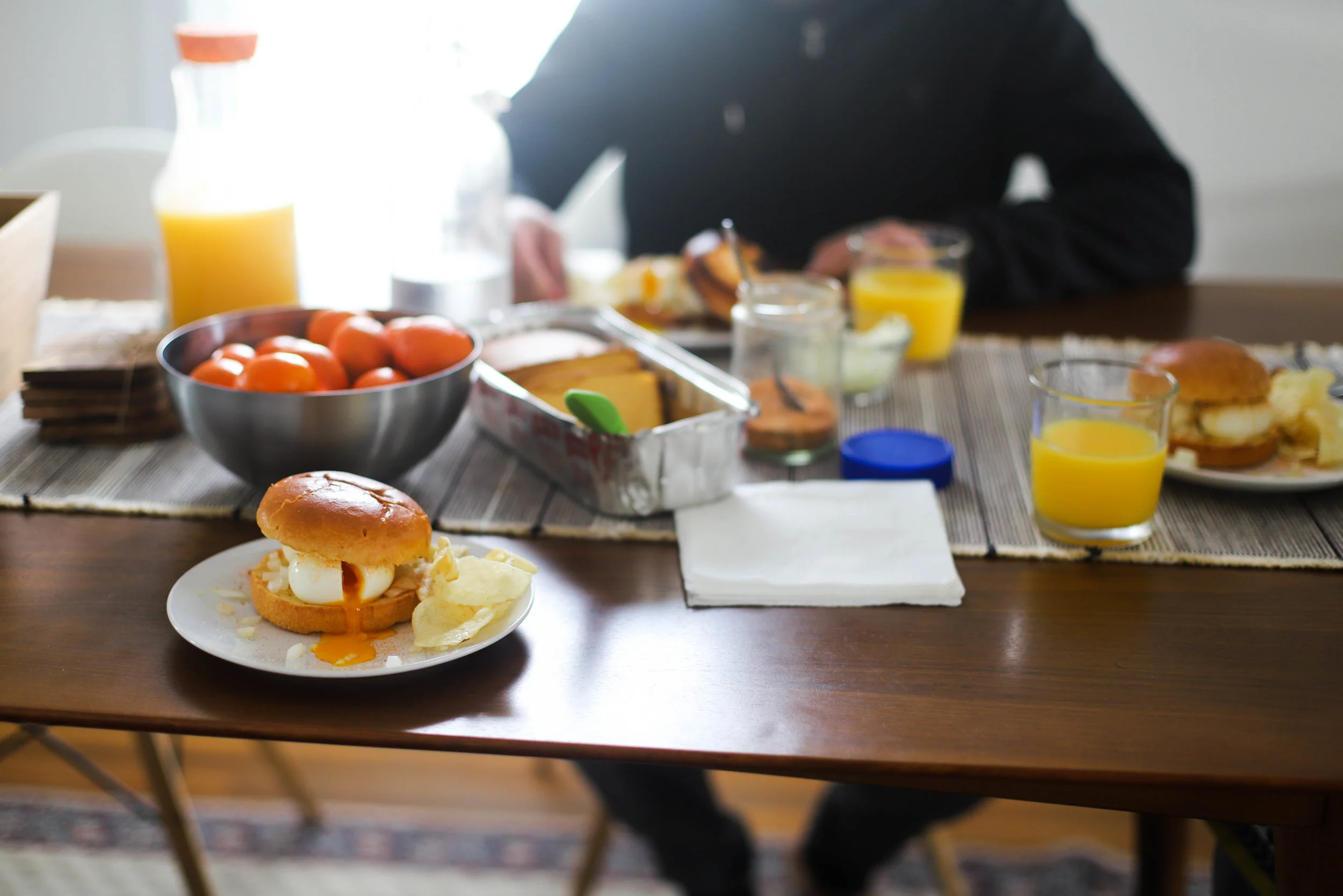 Smashed Egg Sandwich - Food Pleasure and Health