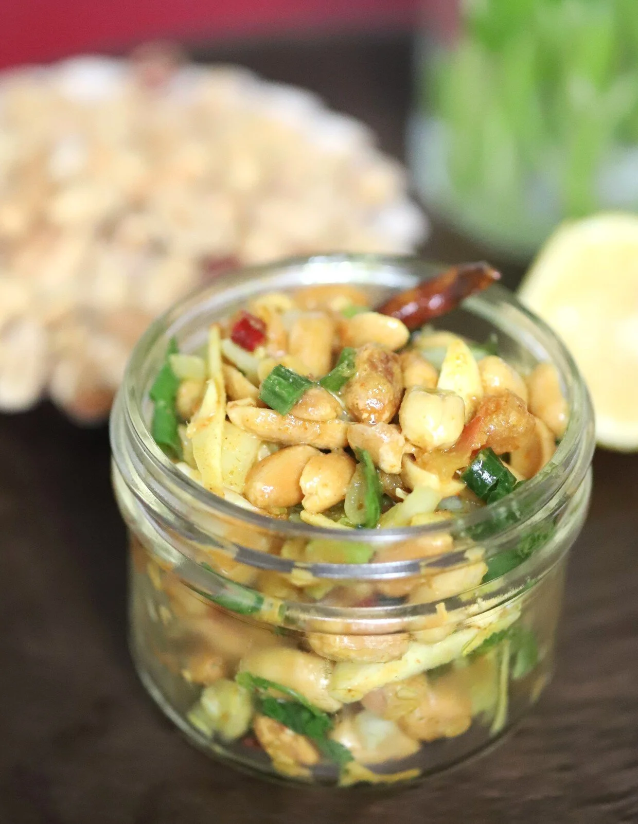 Nepali-Style Peanut Salad (Badam Sadheko) - Food Pleasure and Health