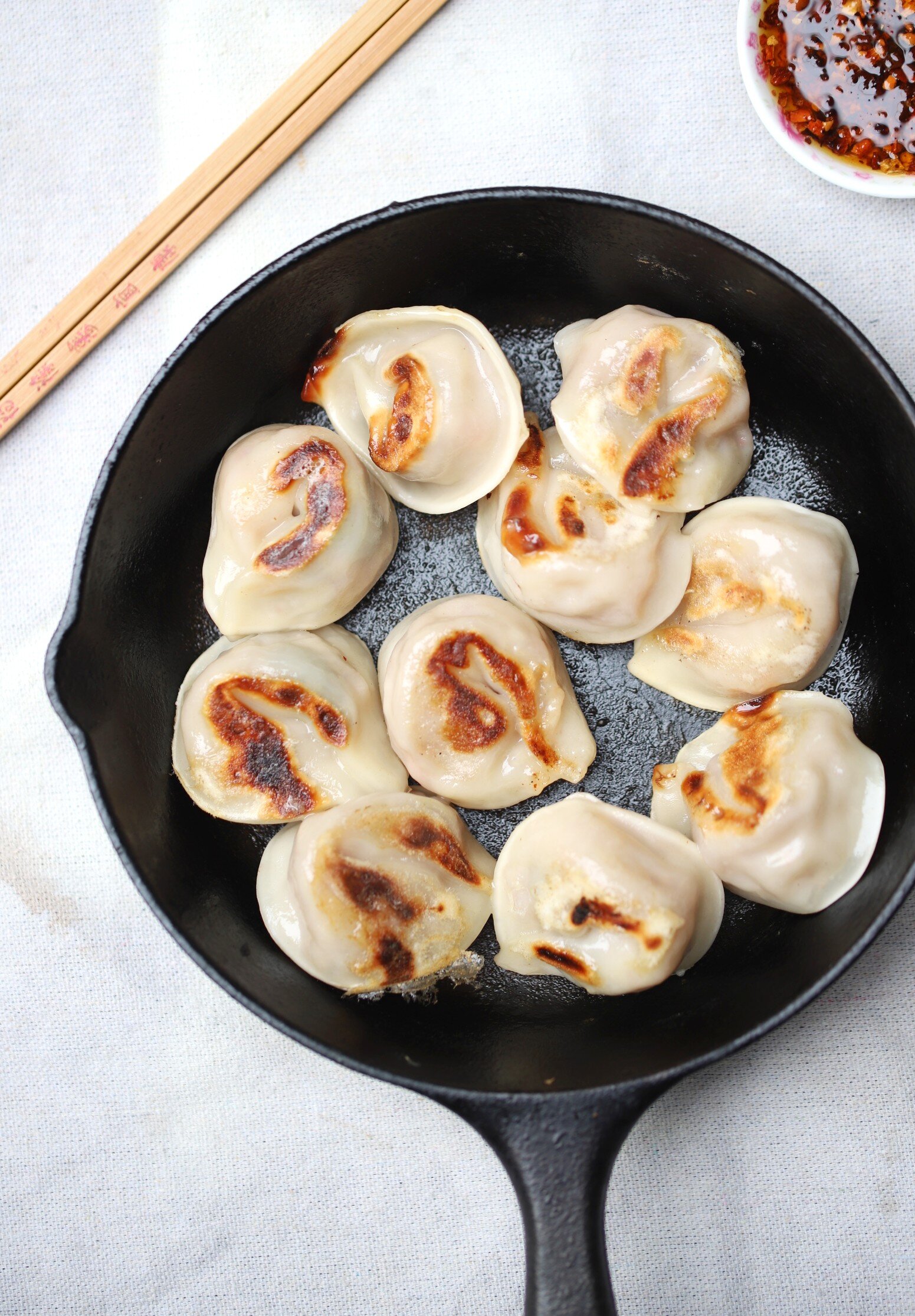 Vegan Kimchi Dumplings (Homemade Kimchi Mandu) - Food Pleasure and Health