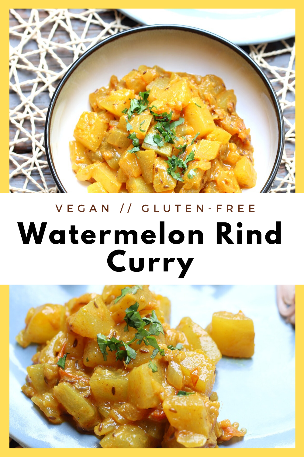 Watermelon Rind Curry - Food Pleasure and Health