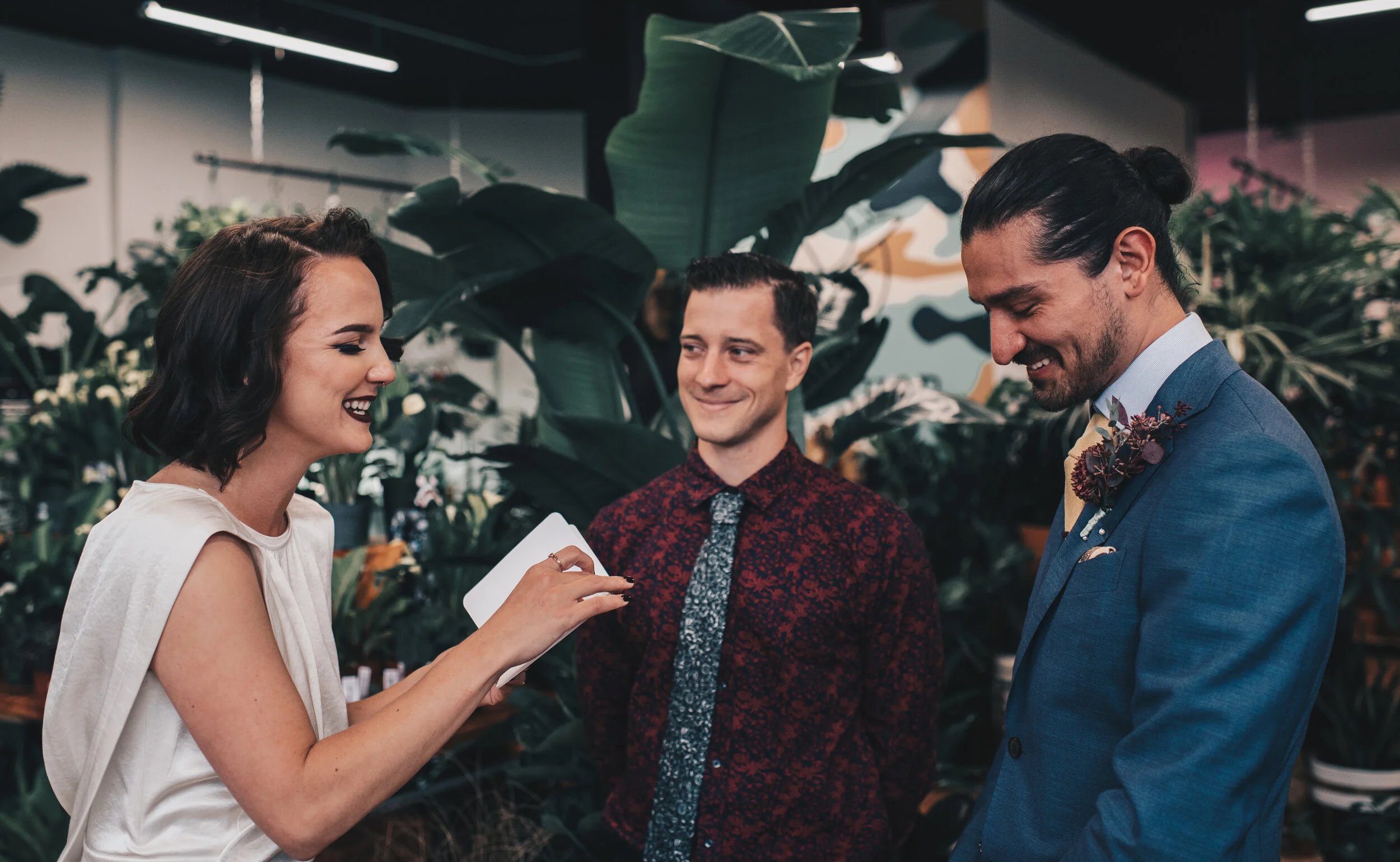 Plant Shop Chicago & Fulton Street Collective Intimate Wedding ...