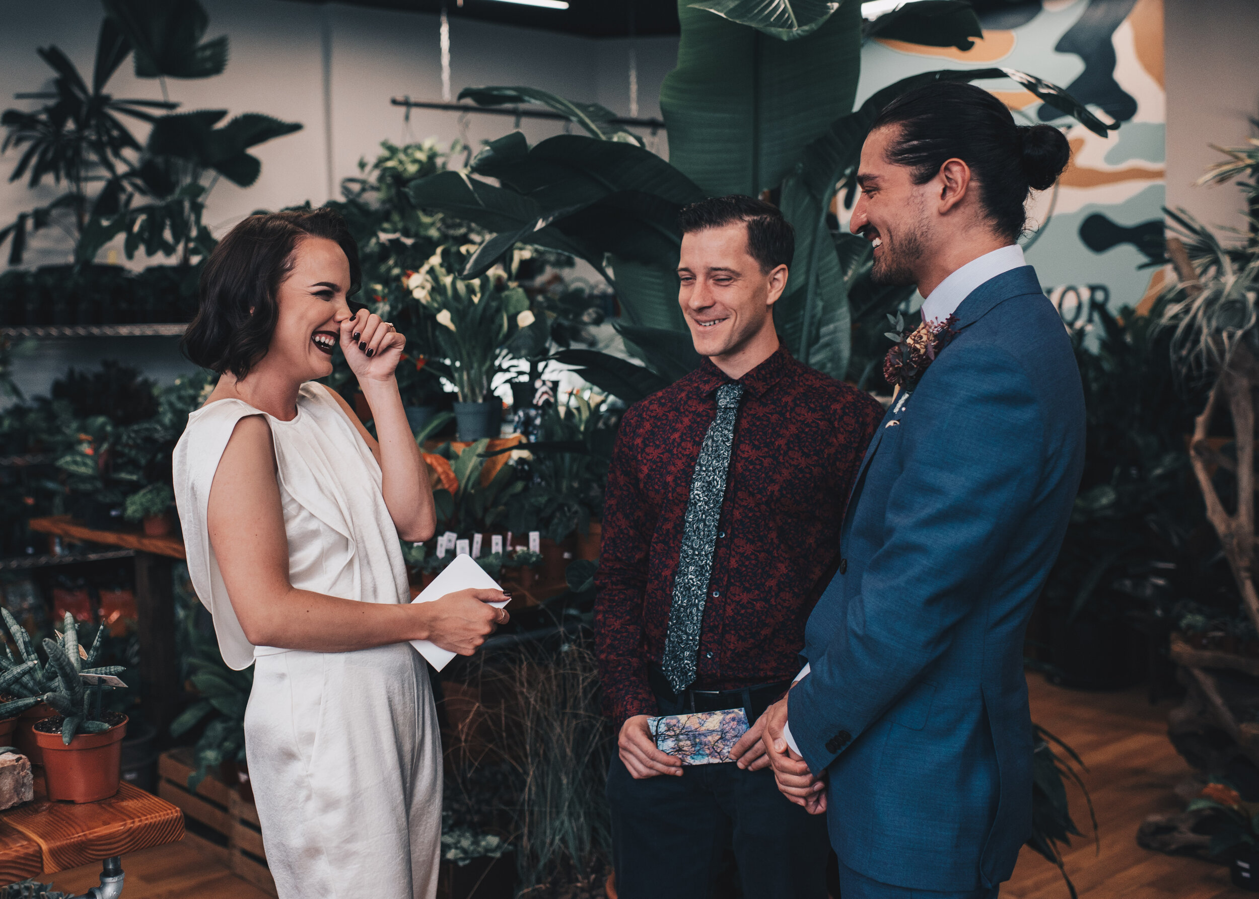 Plant Shop Chicago & Fulton Street Collective Intimate Wedding ...