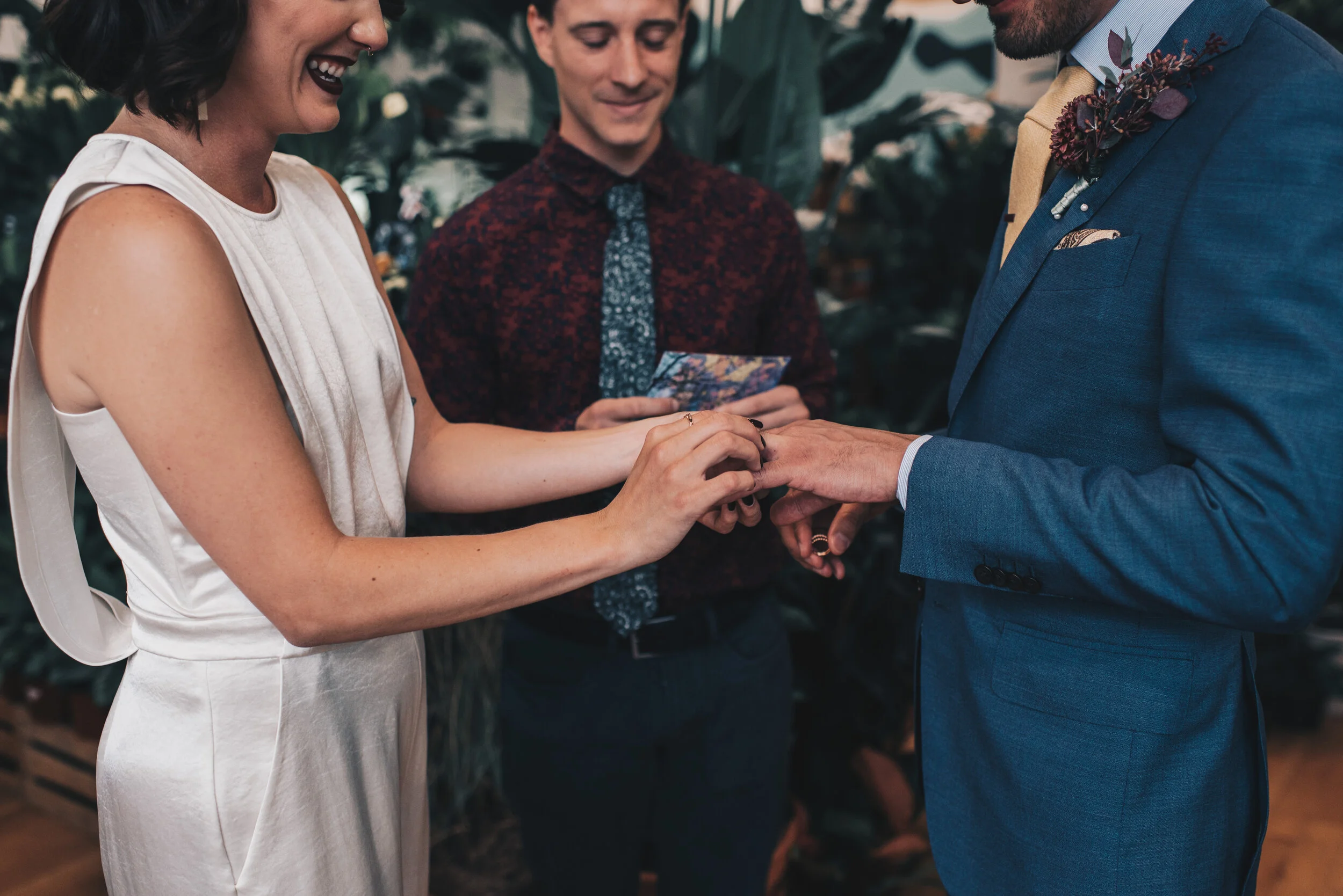 Plant Shop Chicago & Fulton Street Collective Intimate Wedding ...