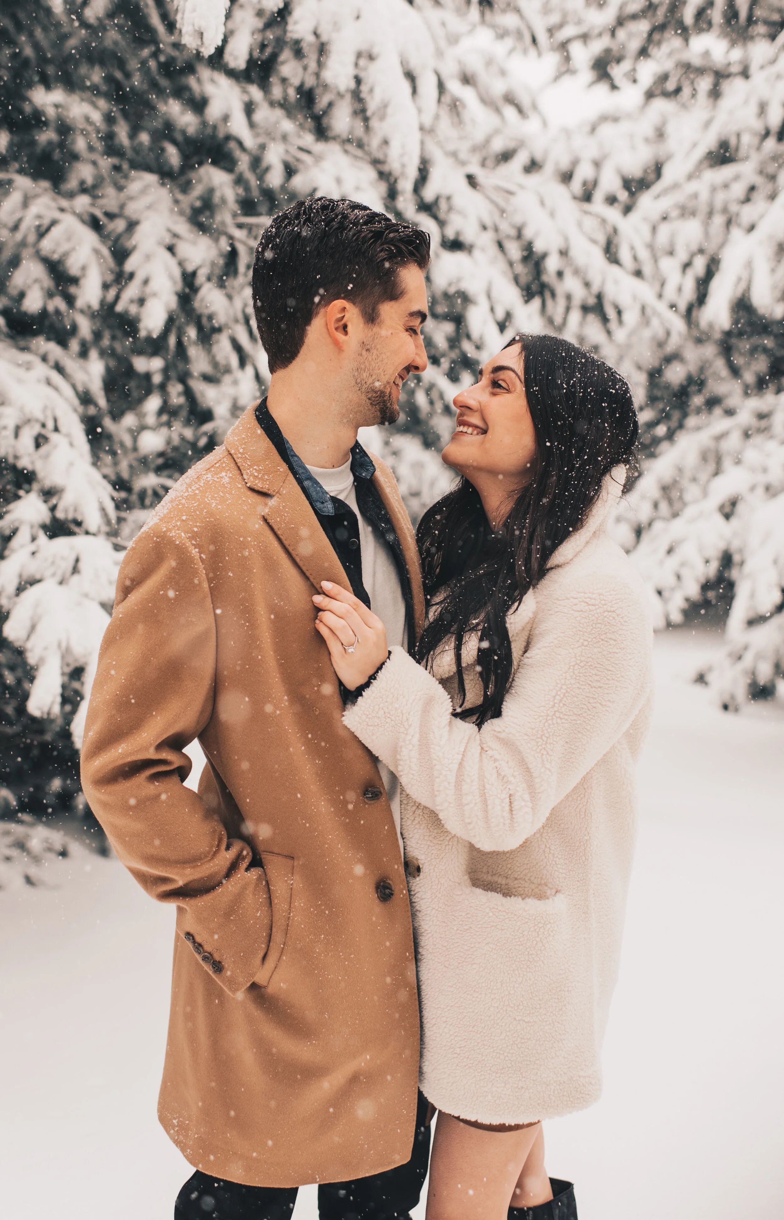 Winter Engagement Session in the Snow // South Bend, IN // Anthony ...
