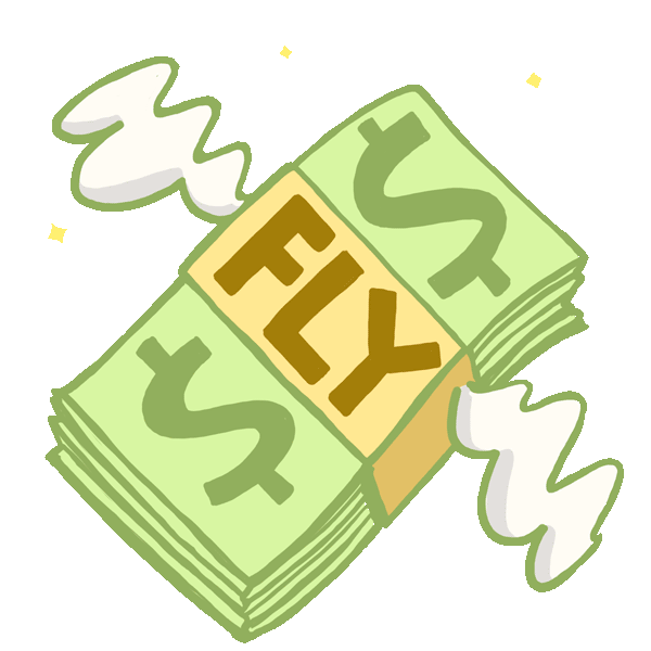 Flying Money Gif