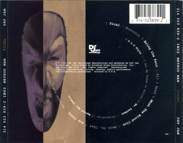 Method Man ‎/ Tical PmlloMjecx - www.kidderminsterharriers.com