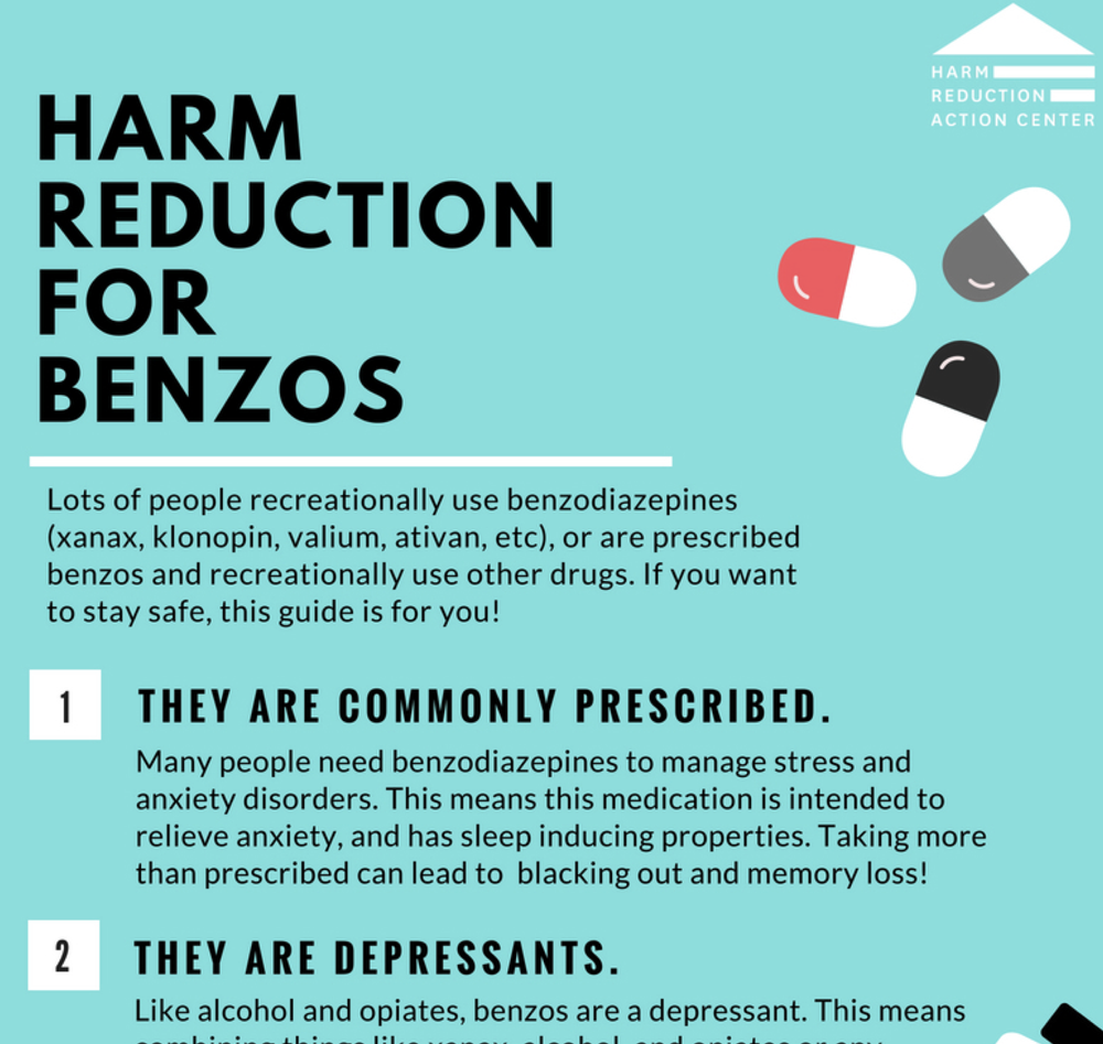 Harm Reduction Tips for Benzos — NEXT Distro