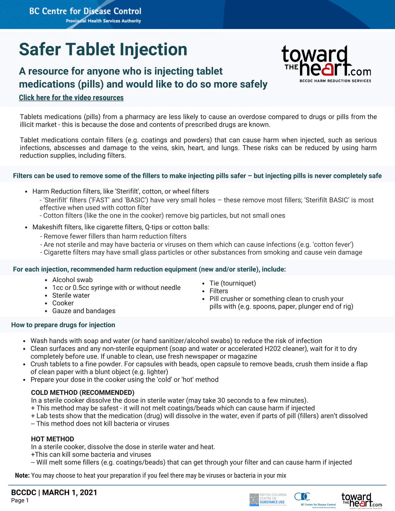 Safer Tablet Injection — NEXT Distro