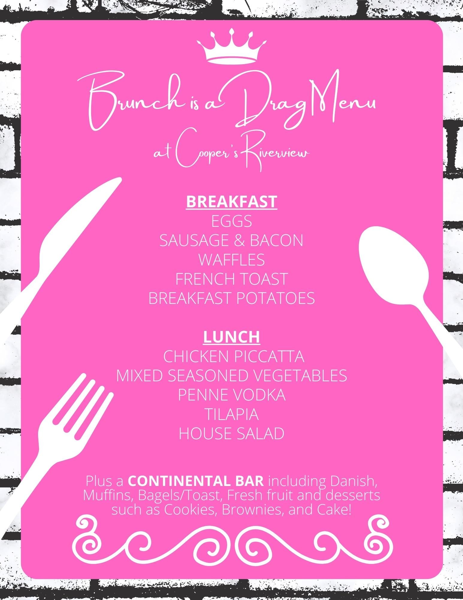 Brunch is a Drag - Cooper's Riverview — Drag Queen Entertainment