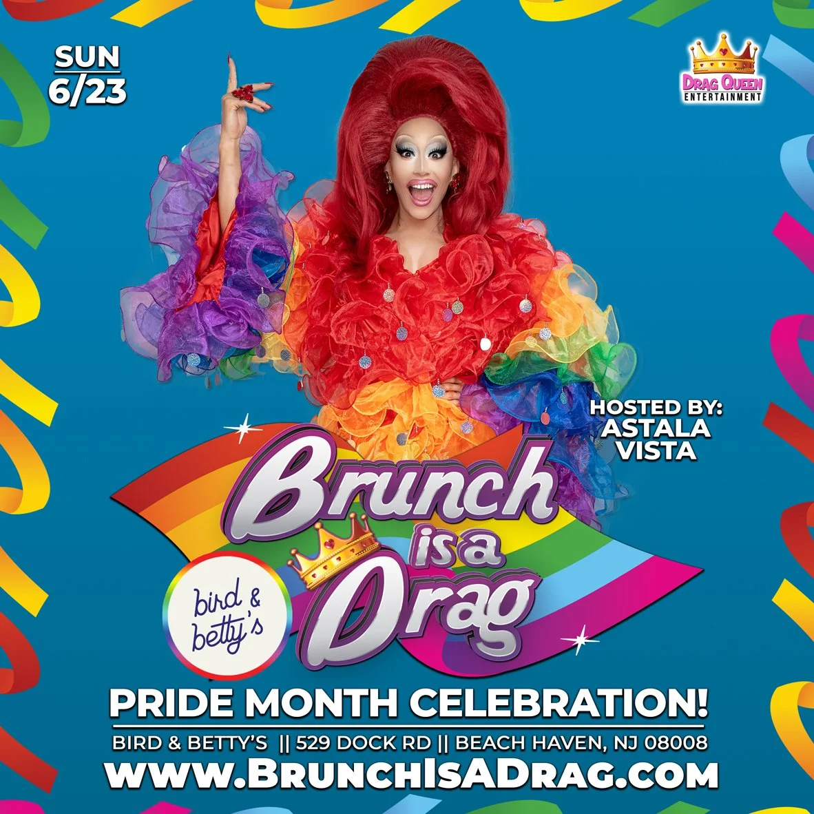 Brunch is a Drag - Pride Month Celebration at Bird & Betty's! — Drag ...