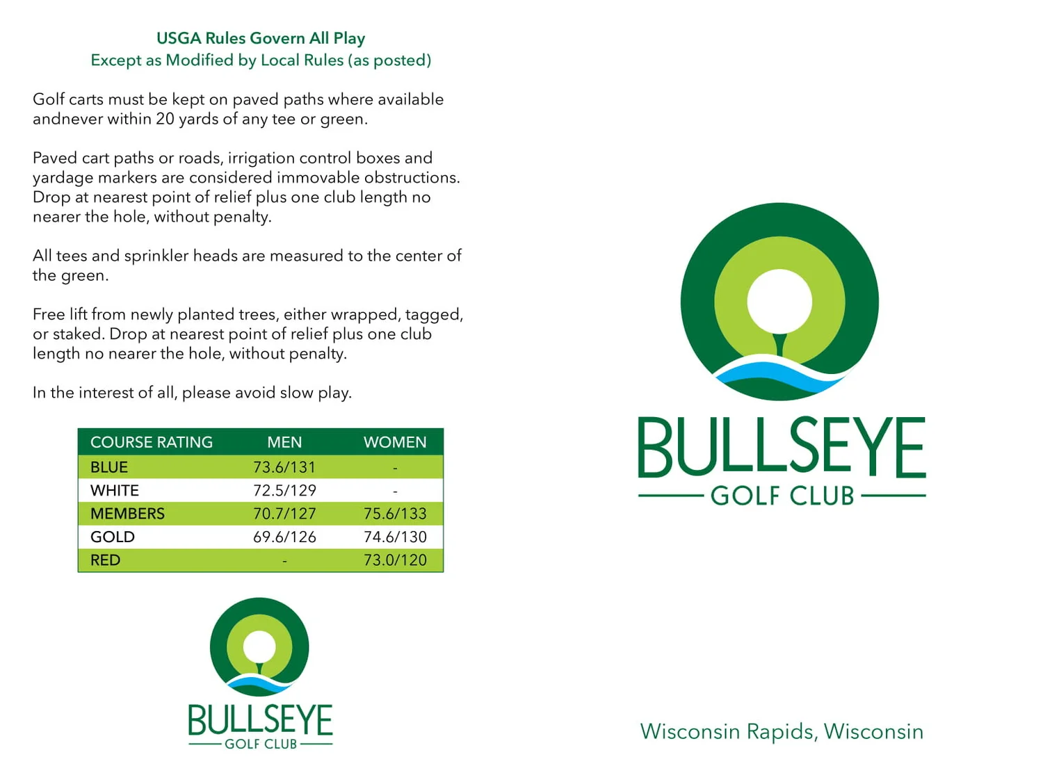 Play Bullseye — Bullseye Golf Club