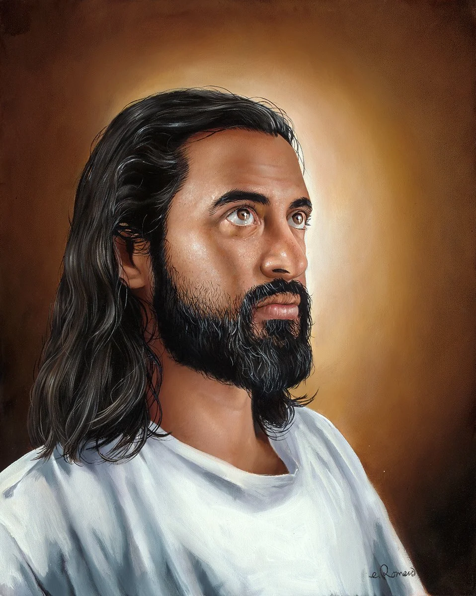 “Padre Nuestro (Brown Jesus)” — Eric Romero Art