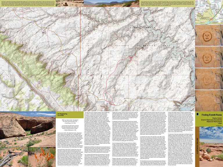 Everett Ruess Map — Jan Estep