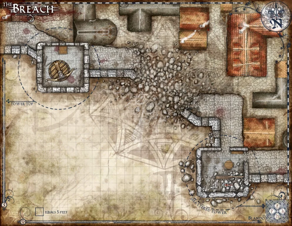 5E Encounter Maps — Misc WotC Dragon Magazine Encounter Maps — Jared Blando