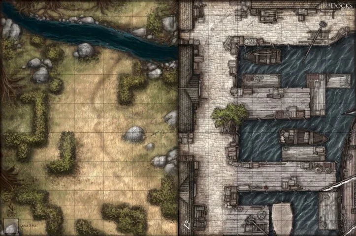 Encounter Map Bundle — Paths of Adventure : DnD 5E Encounter Maps ...
