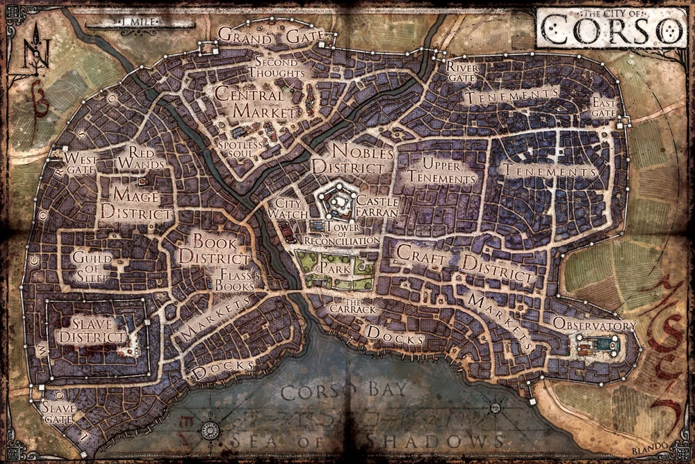 The City of Suzail Map — Jared Blando