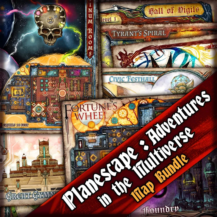 Planescape 5E Battle Map Bundle - B&G DM Vault — Jared Blando