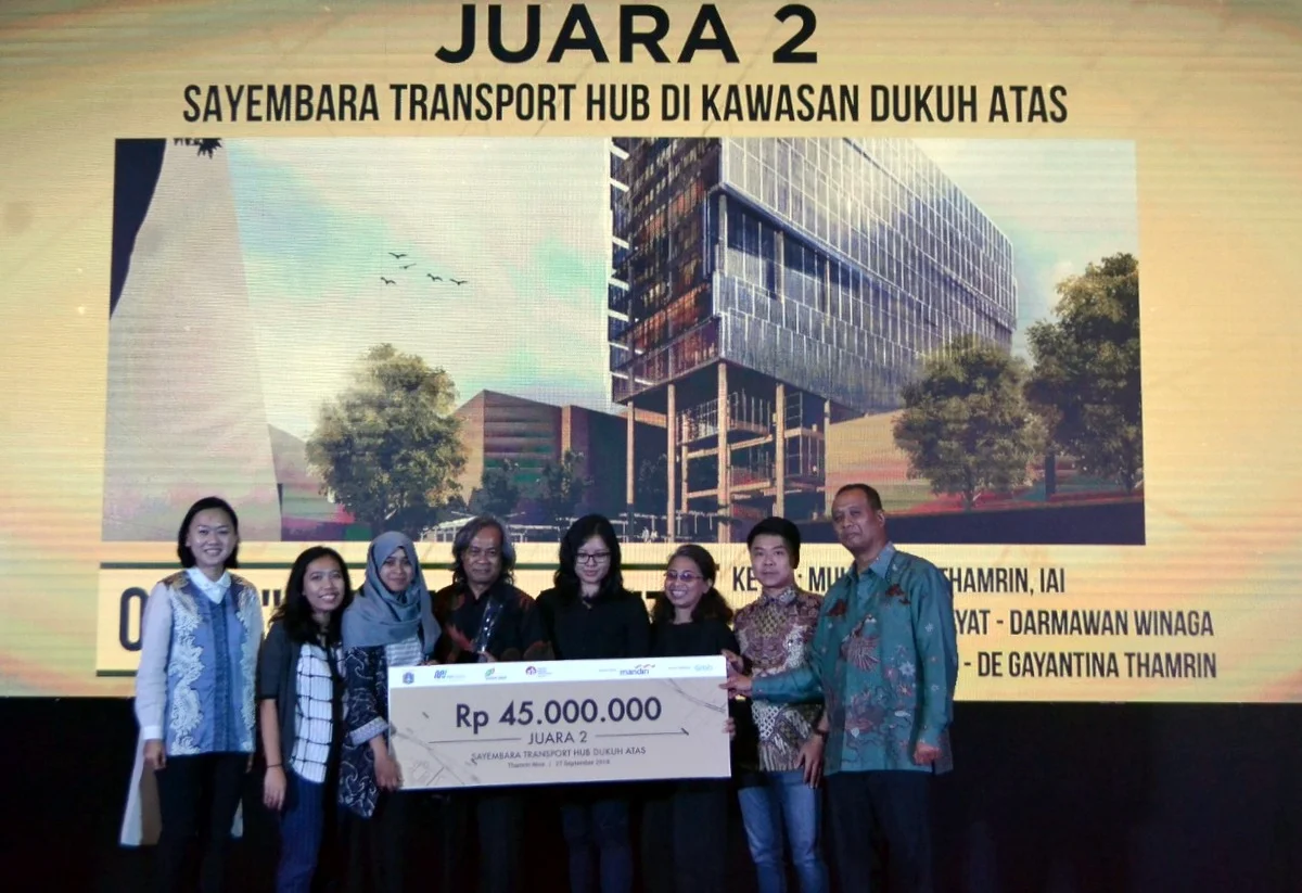 Sayembara Transport Hub di Kawasan Berorientasi Transit Dukuh Atas ...