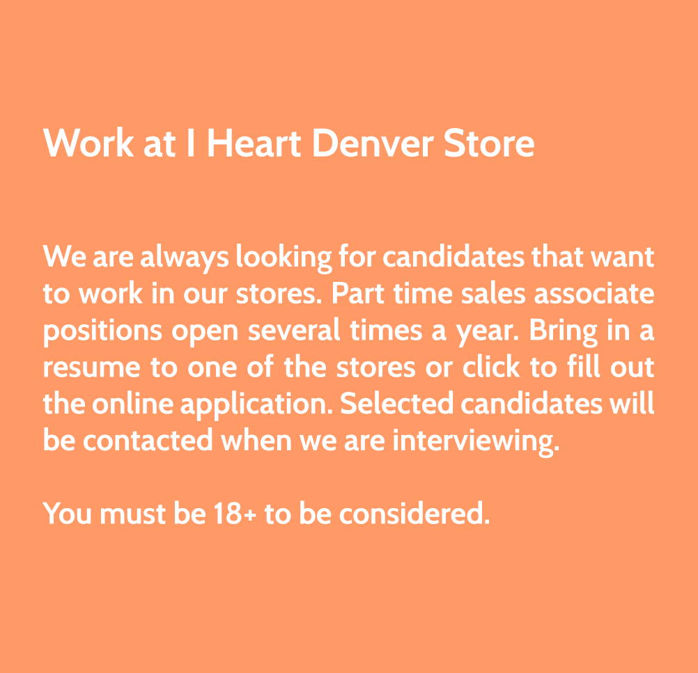I Heart Denver Store