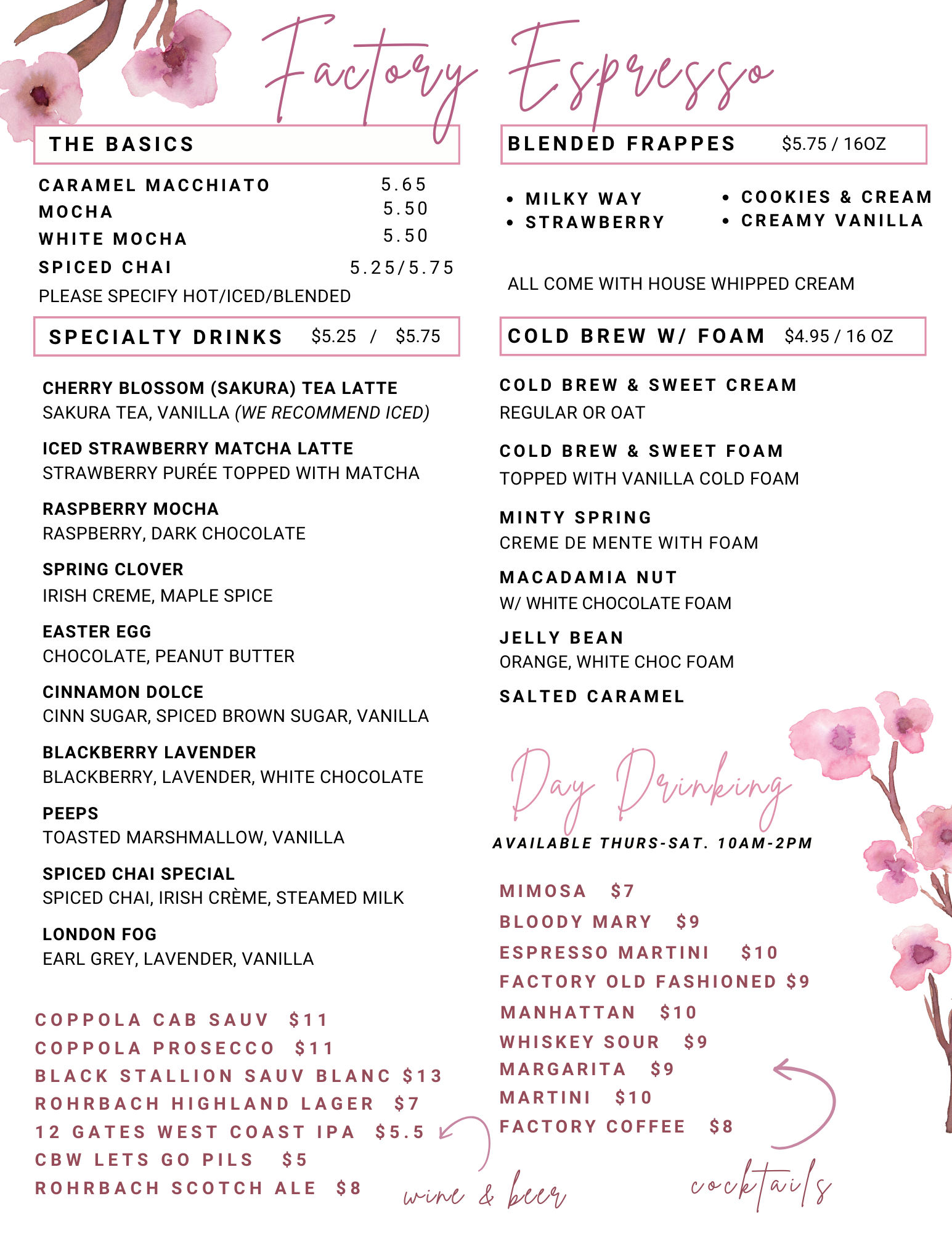 Factory Espresso — Shirt Factory