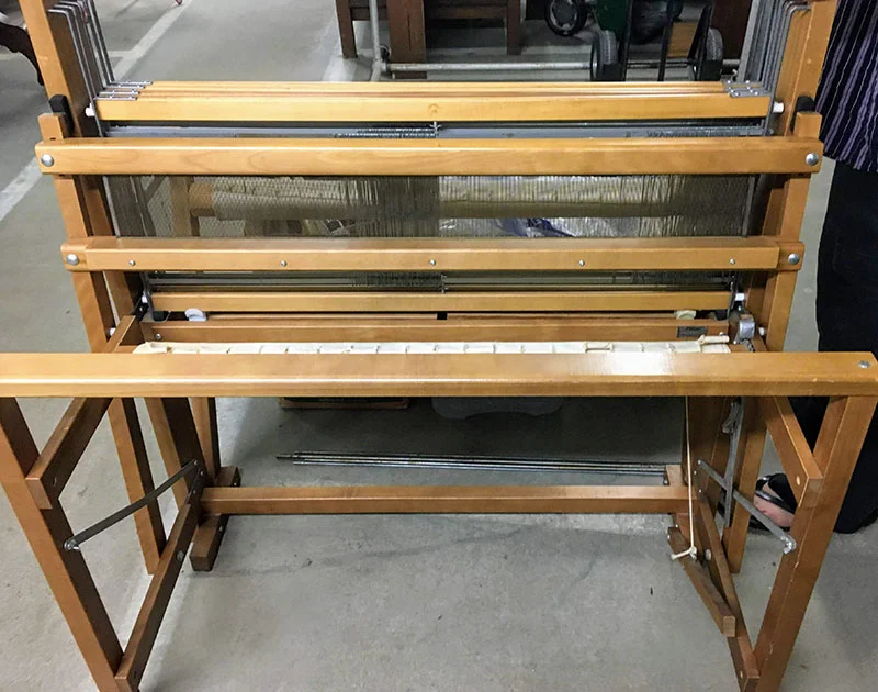 Weaving for Beginners on a Leclerc Artisat Floor Loom — The Mermaid's Den