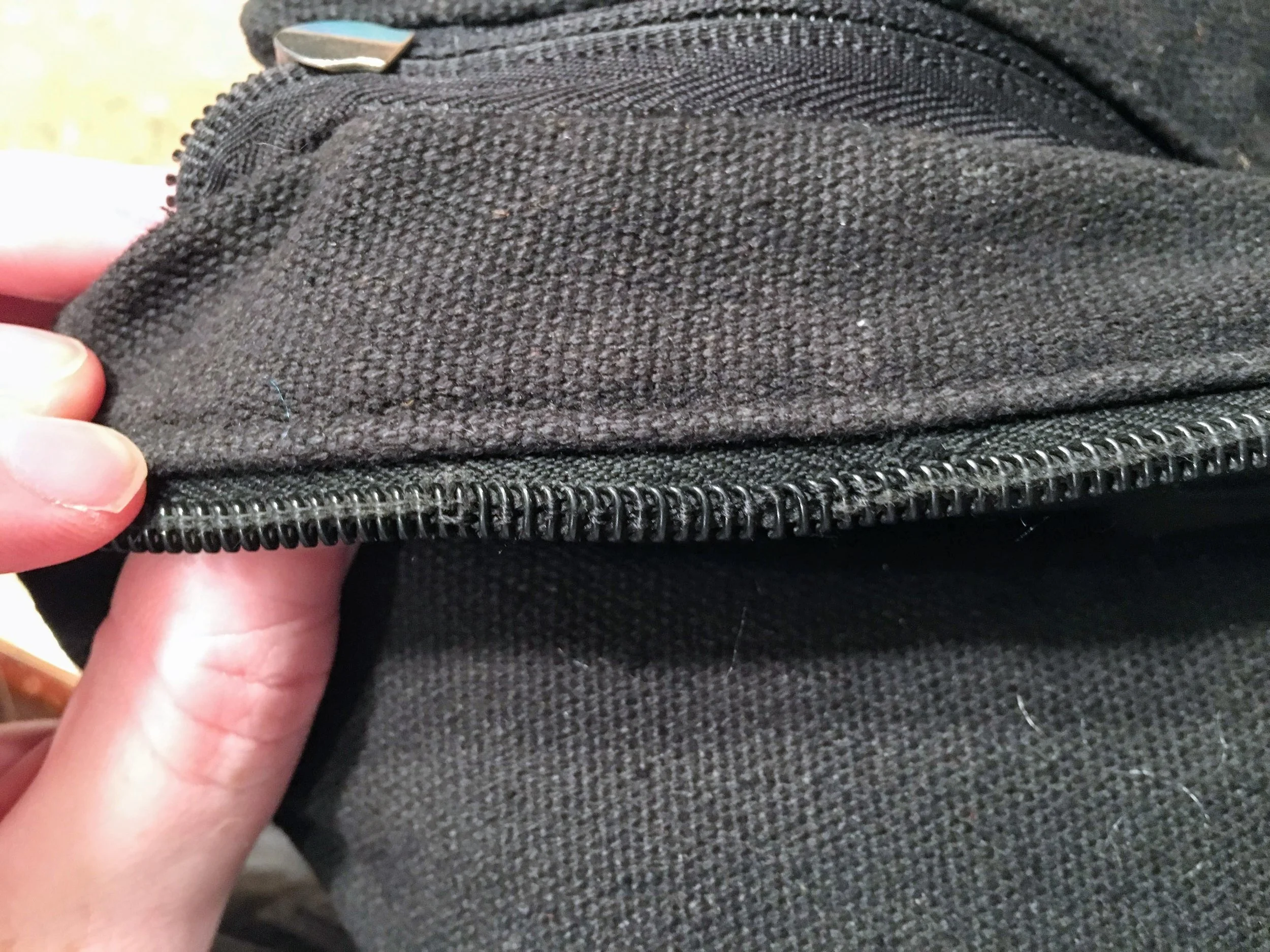 Everyday Mending: Fix a Broken Zipper in a Bag — The Mermaid's Den
