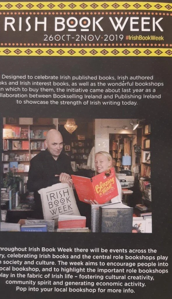 TY Student Sarah Fitzgerald promotes Irish Book Week — KCS, Kinsale