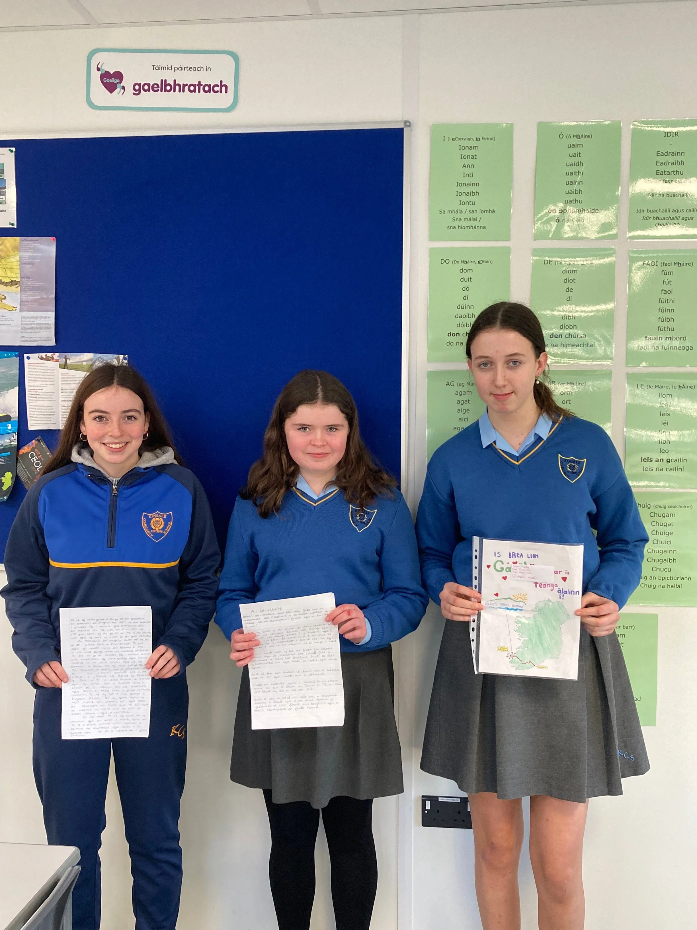 Scoláireachtaí Gaeltachta — KCS, Kinsale