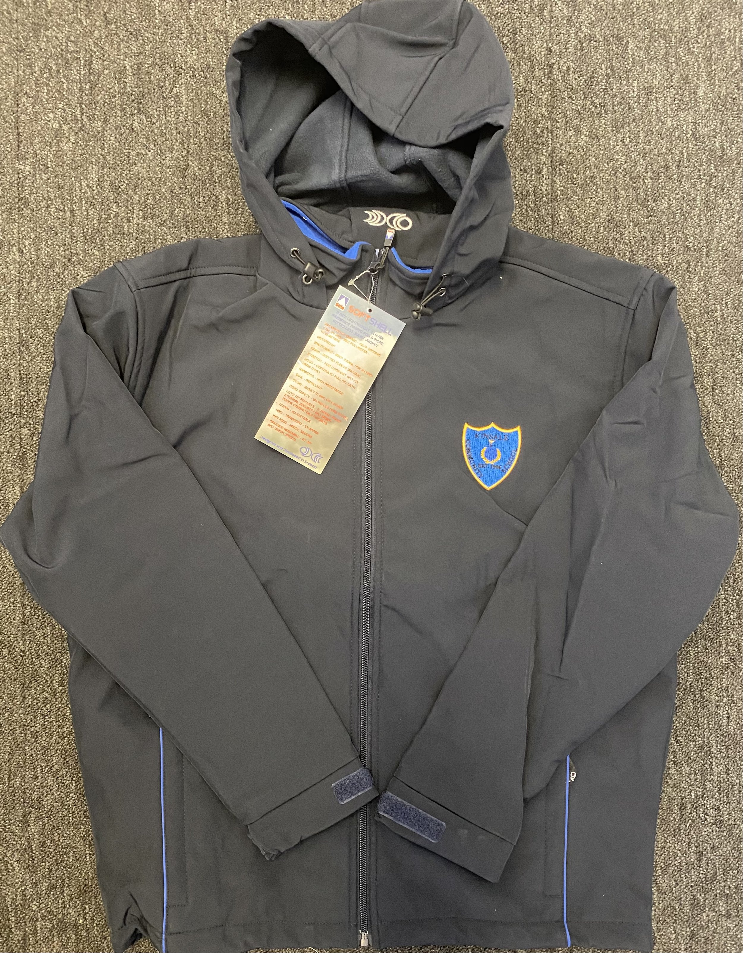 Kinsale Community School Crested Jacket-Limited supply available to ...