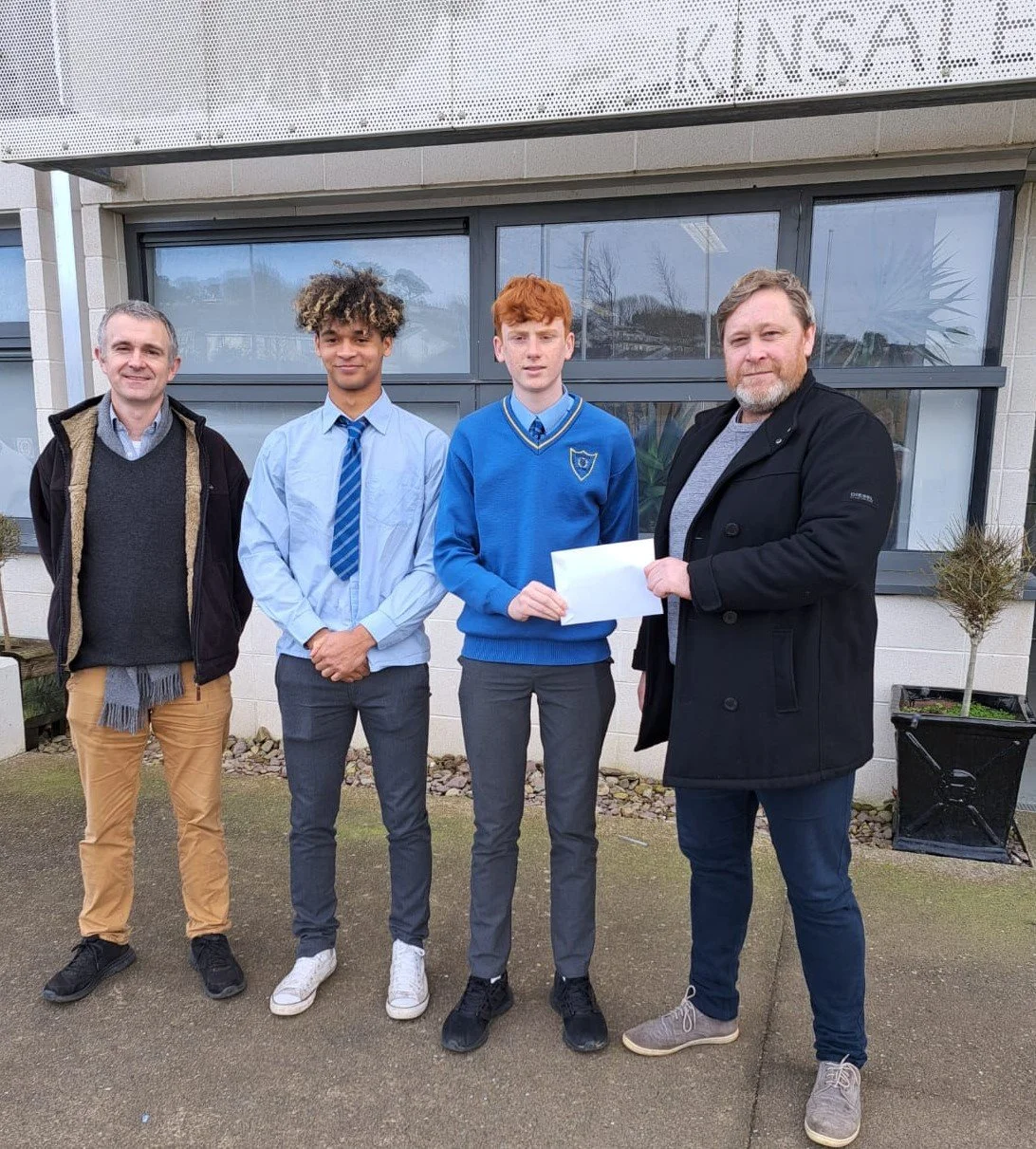 KCS Students make donation to Kinsale Youth Support Services — KCS, Kinsale