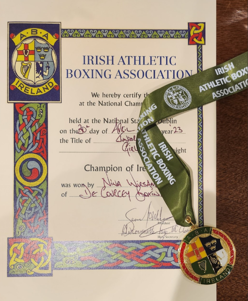 All Ireland Boxing Championship Success - Nina Wirsam 3rd Year — KCS ...
