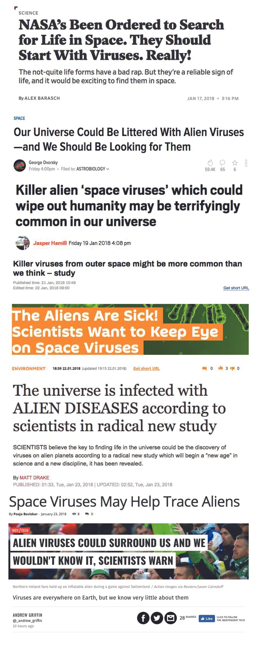 In the Press — Extreme Virus Lab