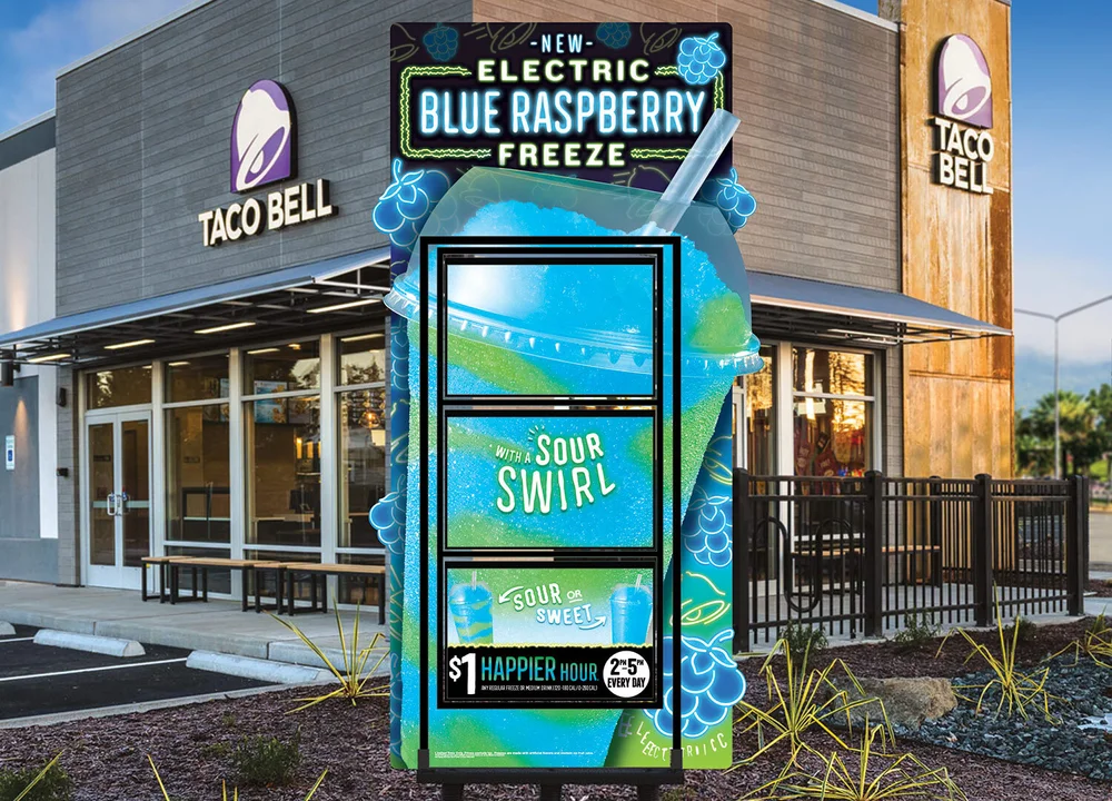 Taco Bell Drive Thru Menu Board