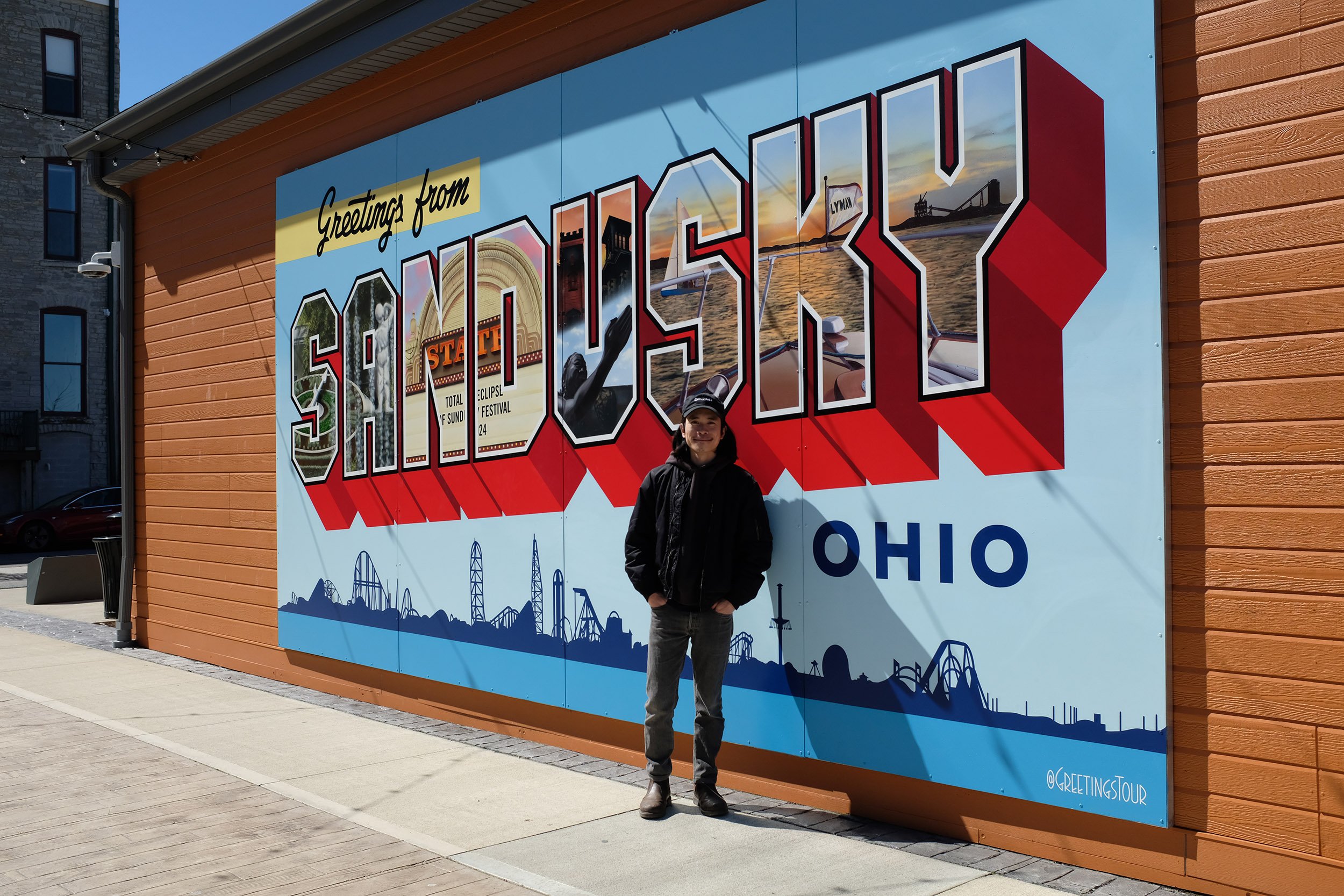 Greetings from Sandusky, Ohio Mural Art | Welcome Sign for Cedar Point ...