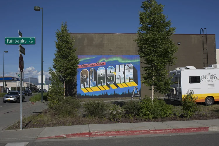 Greetings from Alaska Mural in Downtown - Things to do in Anchorage, AK ...