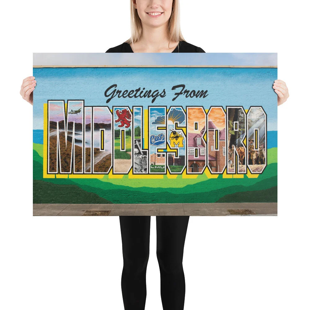 Middlesboro Kentucky Public Art Mural & Welcome Sign — Greetings Tour ...